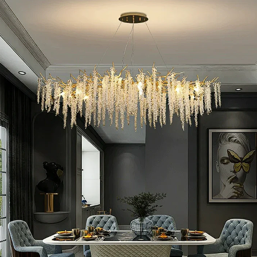 Wisteria Crystal Long | Chandelier – TONG GING LIGHTING ATELIERS S/B ...