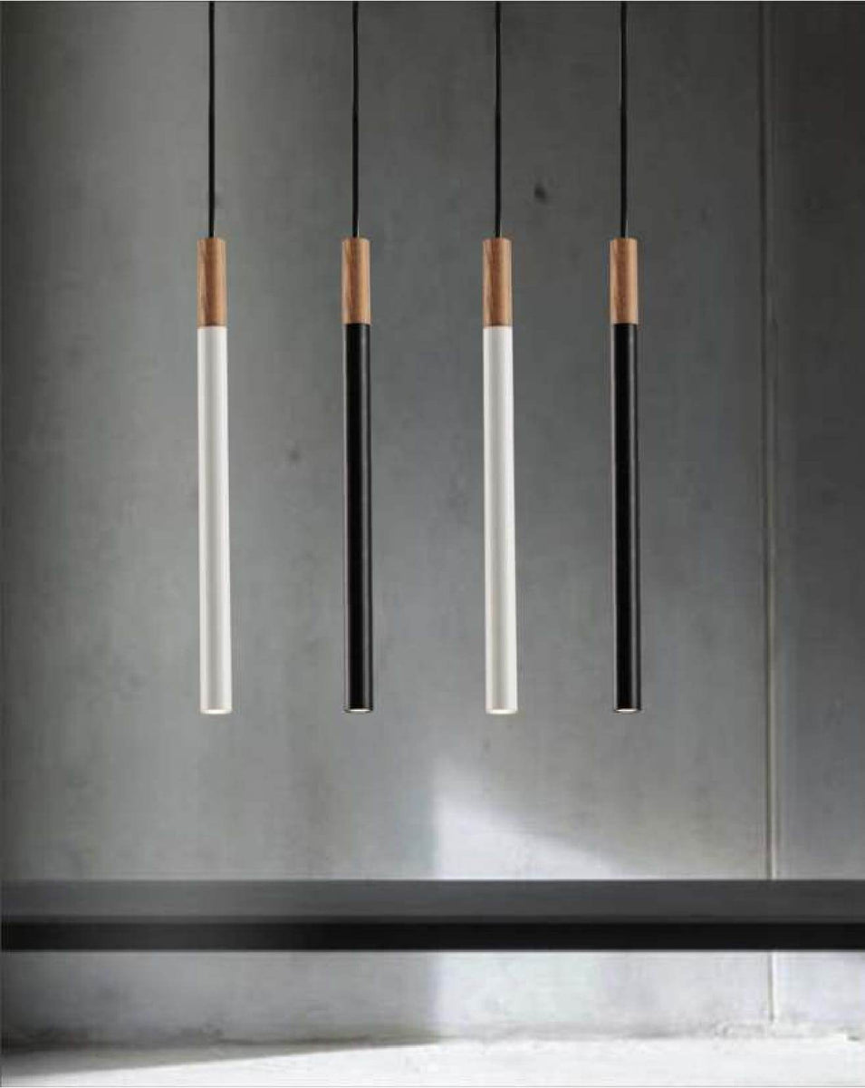 Miko Stick Pendant Light (White or Black) | Modern Design – TONG GING ...