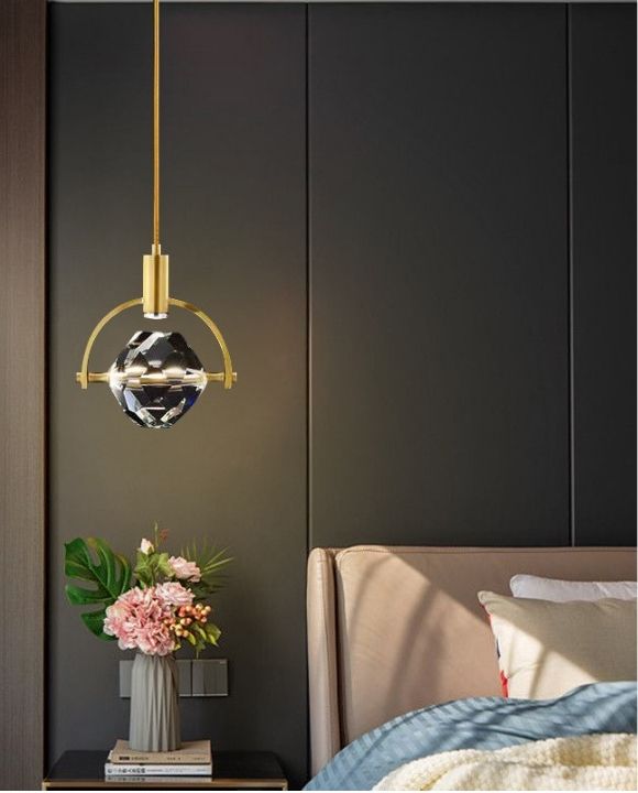 Belerick Crystal Gold Pendant Lamp | Trendy Series – TONG GING LIGHTING ...