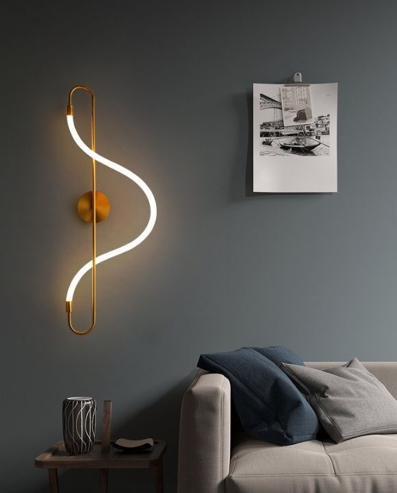 Salena LED Gold Wall Lamp | Modern Series – TONG GING LIGHTING ATELIERS ...