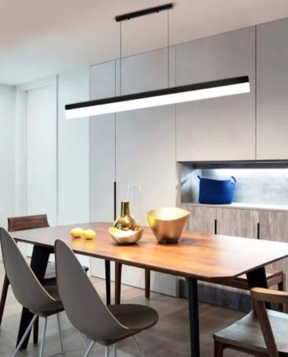 Simple Rectangular Pendant Light Homdiy Chandelier Modern Simple